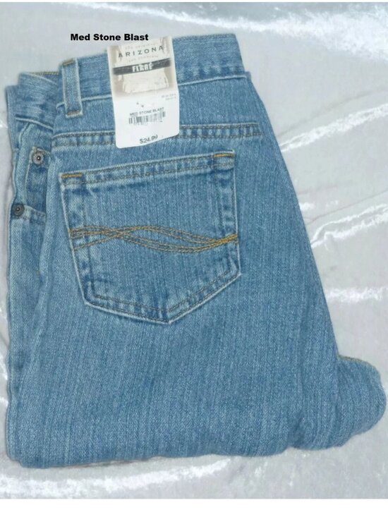 Arizona Jean Company | Bottoms | Girls Jeans Arizona Flare Med Stone ...